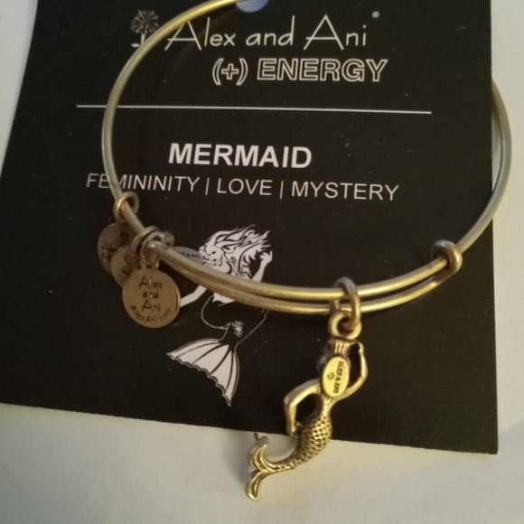 Alex and Ani | Jewelry | Alex And Ani Brass Bracelet New Mermaid ...